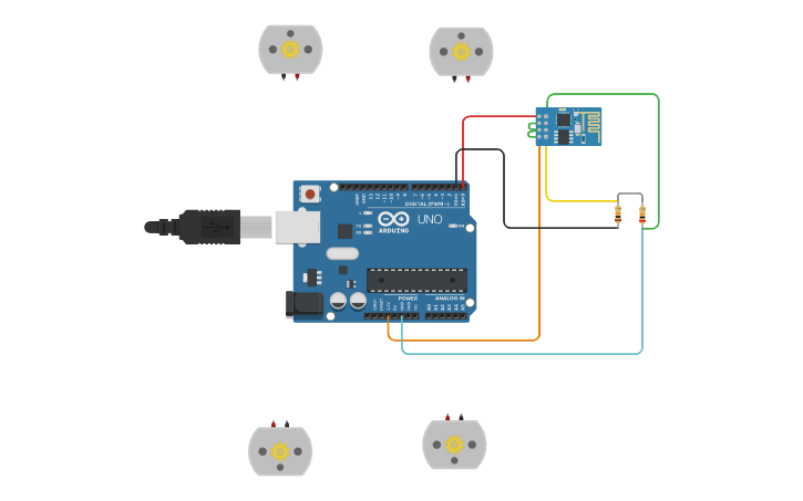 Circuit design Wifi Module ESP8266 | Tinkercad Circuit design Wifi Module ESP8266 | Tinkercad