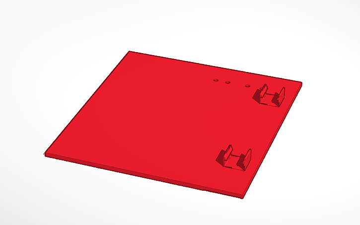 3D design Undertray v2 - Tinkercad