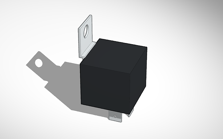 3D design Relay (relé) - Tinkercad
