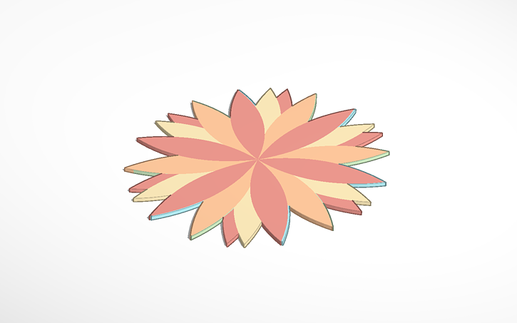 3D design a flower thingy | Tinkercad