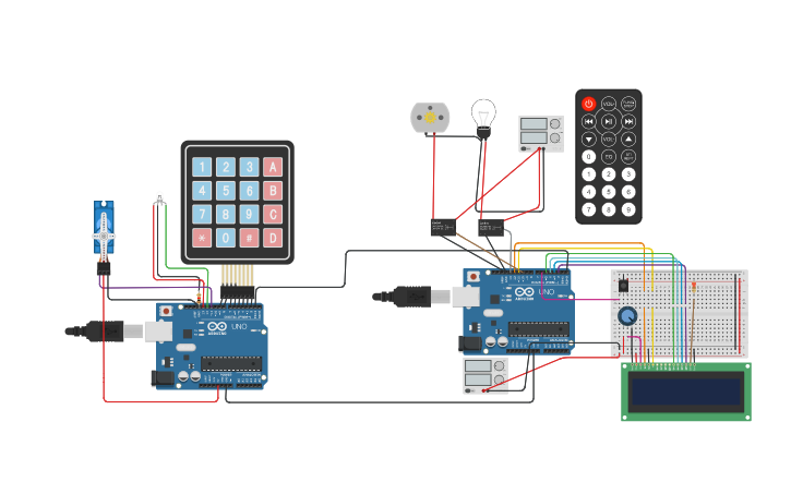 Circuit design Projeto final FIC - Tinkercad