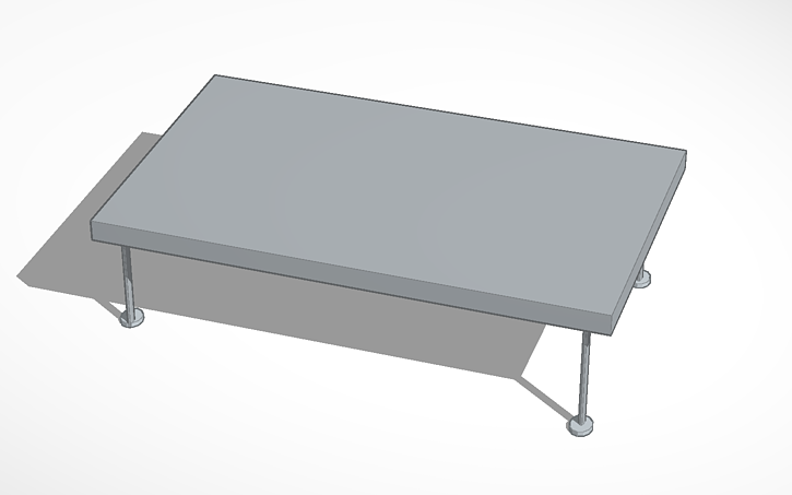 3D design Table - Tinkercad