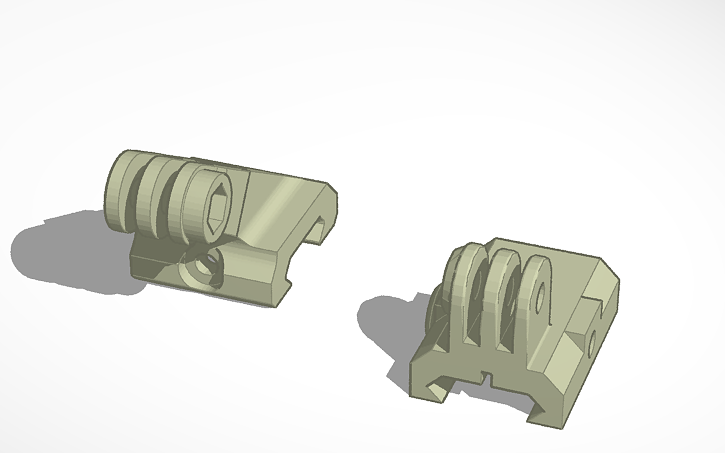 3D design Pro Rail Mount | Tinkercad