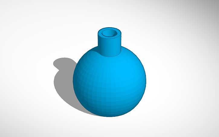3D design vase - Tinkercad