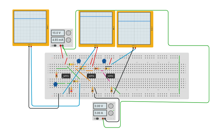 Circuit design generador de señal | Tinkercad