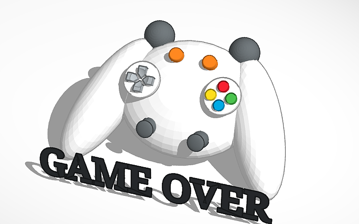 3D design GaMe OvEr - Tinkercad