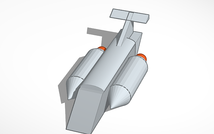 3D design Thrust SSC - Tinkercad