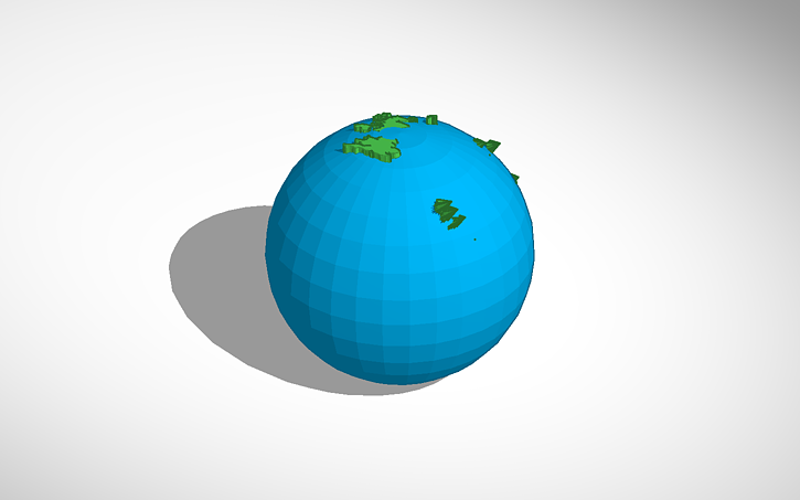 3D design Copy of Not done earth | Tinkercad
