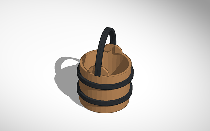 3D design Bucket - Tinkercad