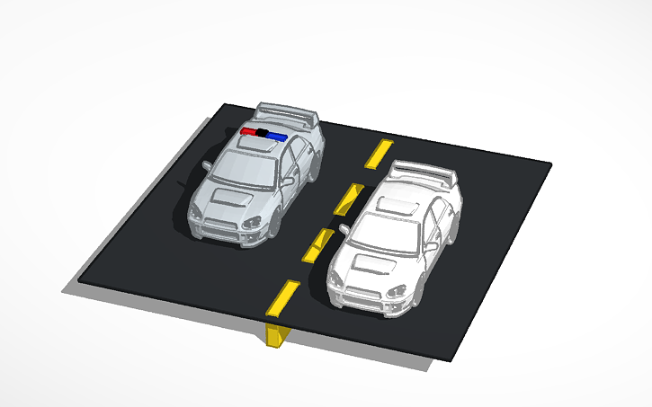 3D design Subaru Impreza - Tinkercad