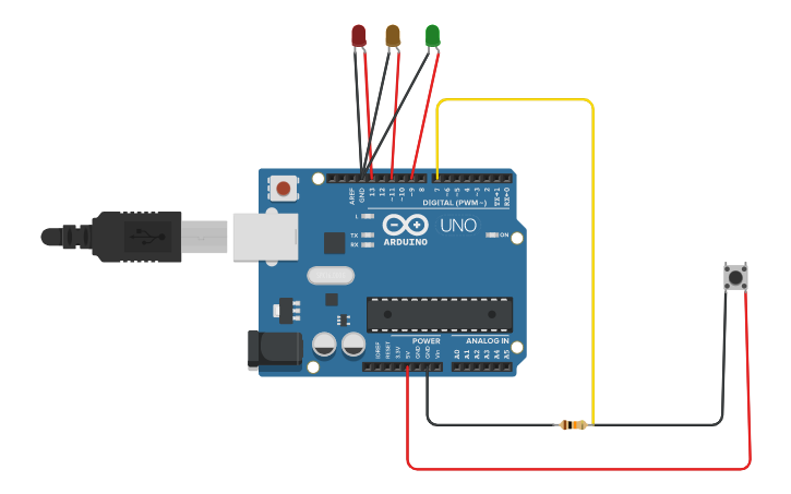 Circuit design Arduino - Tinkercad