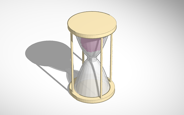 3D design HOURGLASS - SIM LAB - Tinkercad