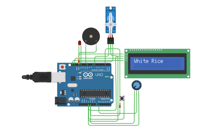 Circuit Design Ardiuno Device Tinkercad
