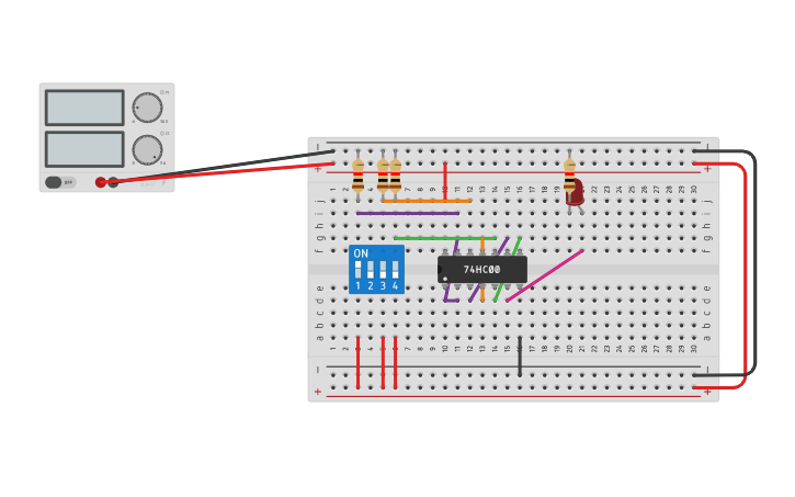 Circuit design Selector - Tinkercad