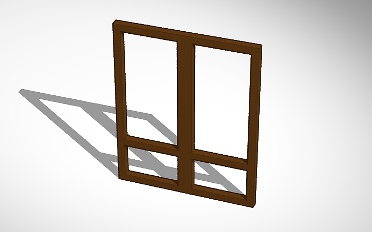 3D design Window - Tinkercad