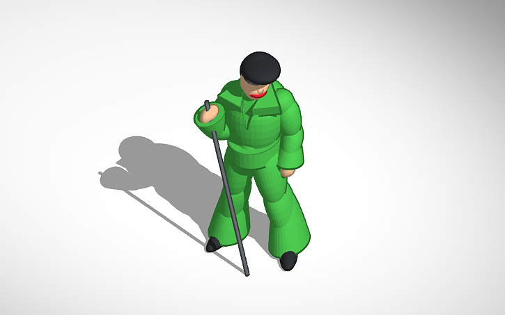 3d Design Creepy Elvis Doll Tinkercad