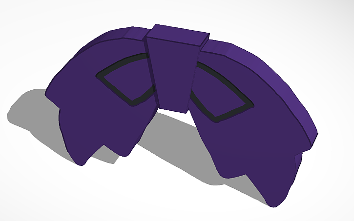 3D design The bow tie I always wear - Tinkercad