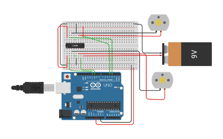 Circuit design TASK 1:Designing a control system to two DC motors ...