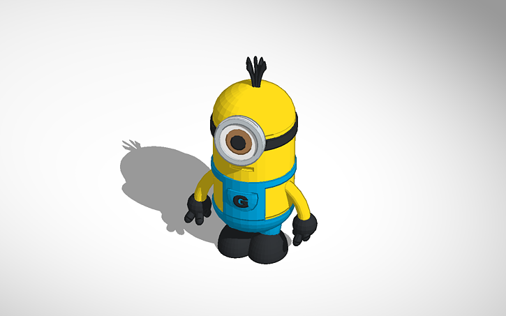3D design Minions - Tinkercad