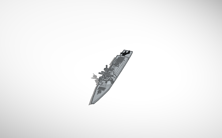 3D design US navy ships - Tinkercad