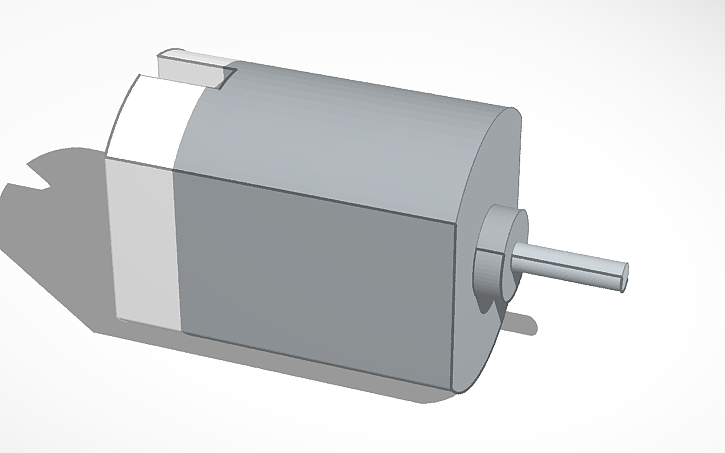 3D design DC Motor - Tinkercad