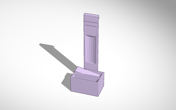 3D design Locker Pencil Holder | Tinkercad