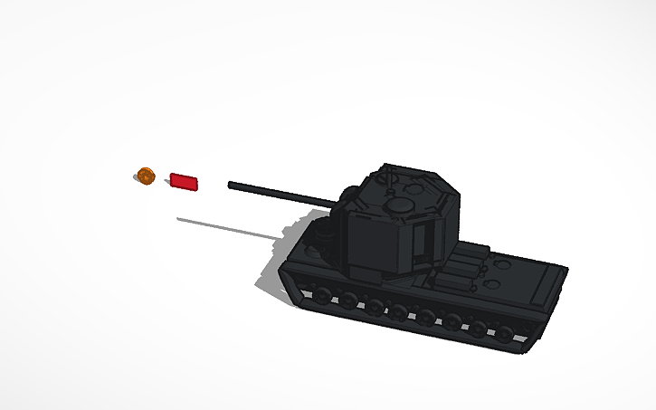 3D design kv 5 tank - Tinkercad