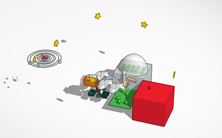 3d Design Mooncamp Challenge Tinkercad