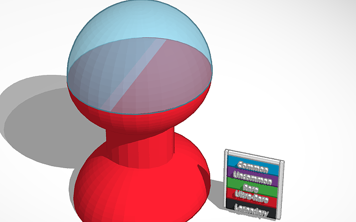 3D design Adopt me gumball machine! - Tinkercad