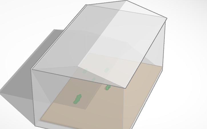 3D design Greenhouse 3D Model | Tinkercad