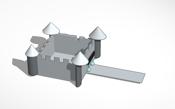 3D design Tinkercad castle | Tinkercad