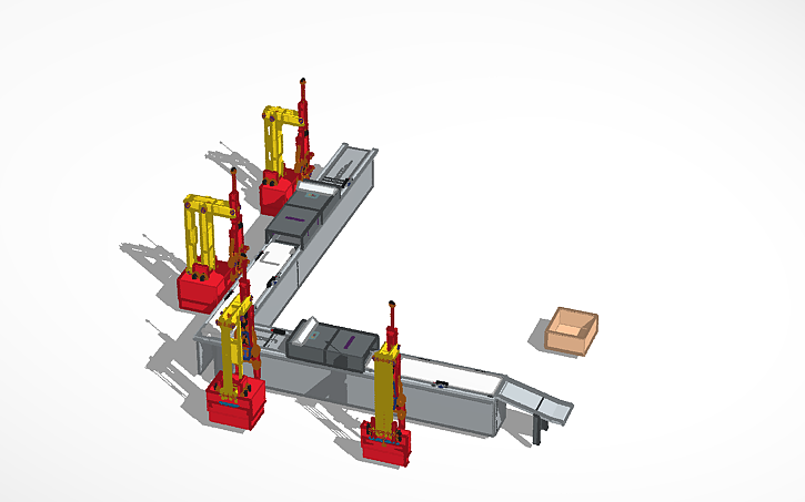 3D design Copy of Conveyor belt - Tinkercad