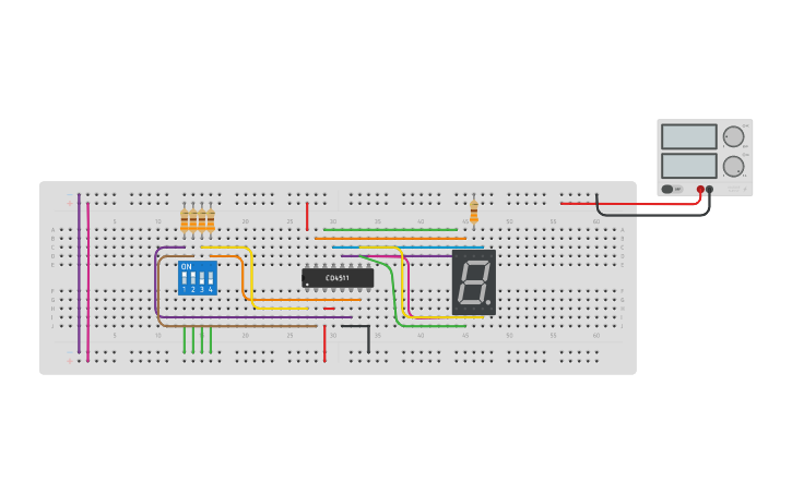 Circuit design display - Tinkercad