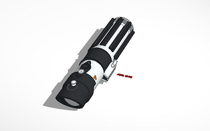 3D design Darth vader's lightsaber | Tinkercad