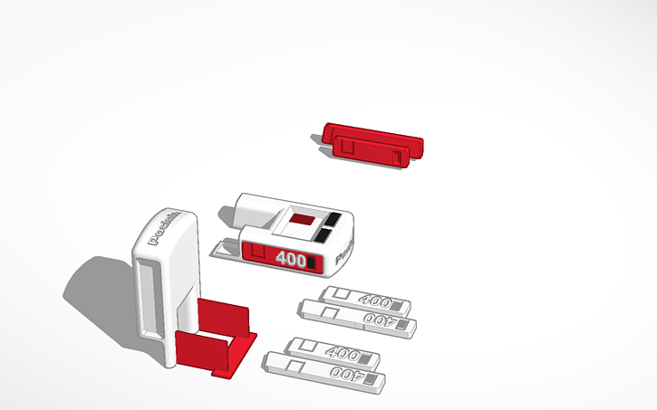 3D design Poclain HY 400 - Tinkercad