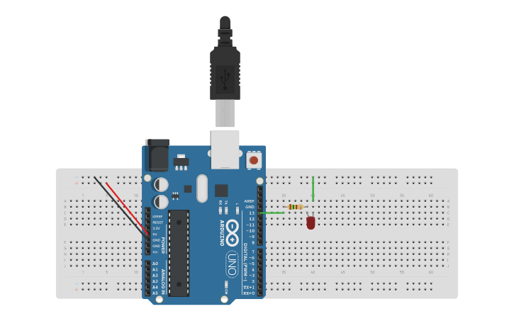 Circuit design PISCA LED | Tinkercad