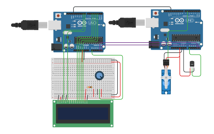 Circuit design Microcontrollers Mid 2 - Tinkercad