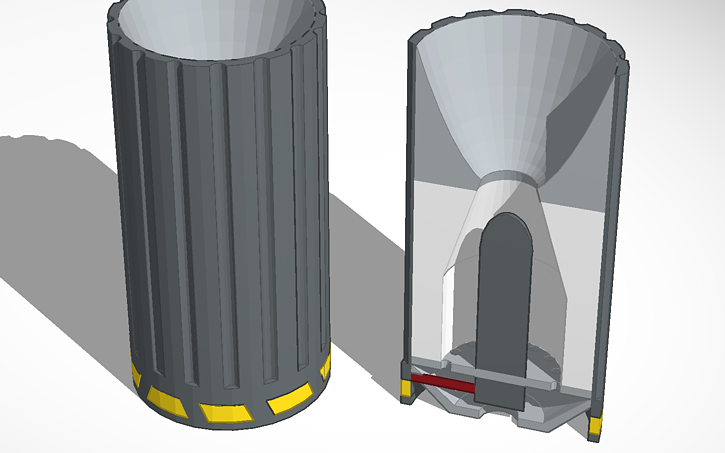 3D design DC Arcjet #Ion thruster #modularspace - Tinkercad