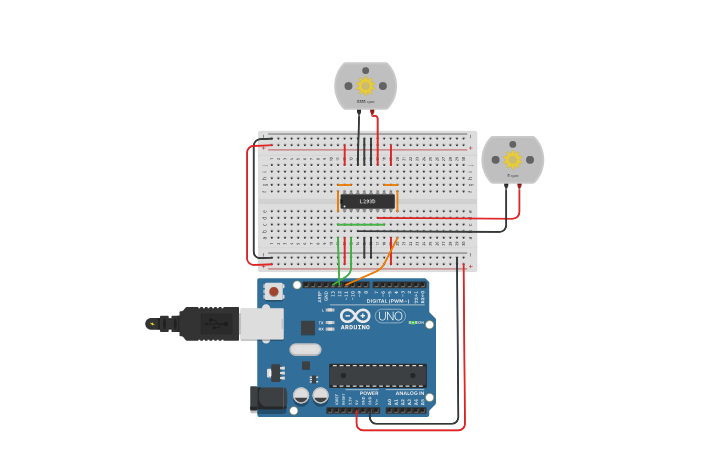Circuit design Practica 5 : Control de sentido de giro de 2 motores ... Circuit design Practica 5 : Control de sentido de giro de 2 motores ...