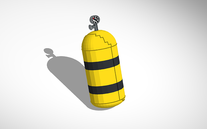 3D design nos tank - Tinkercad