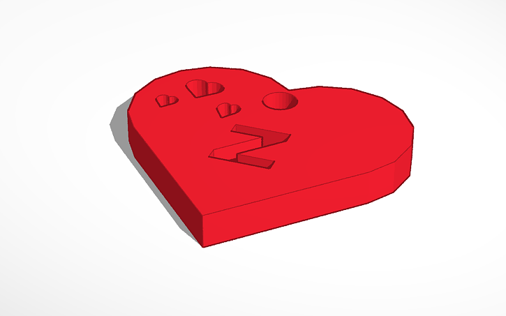 3d Design Keychain Tinkercad