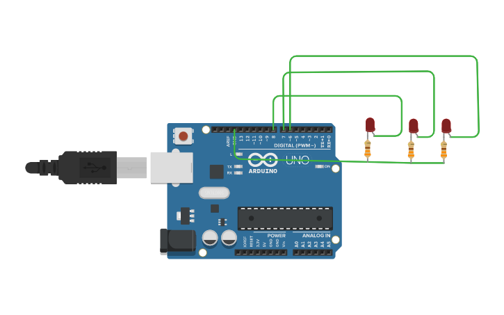 Circuit design Arduino - Tinkercad
