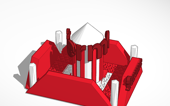 3D design grill ferme | Tinkercad