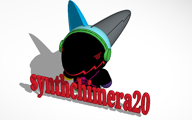 3D design Rainbow protogen(synthchimera20) - Tinkercad