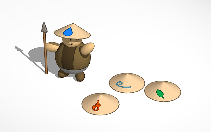 3D design Game Character - Tinkercad