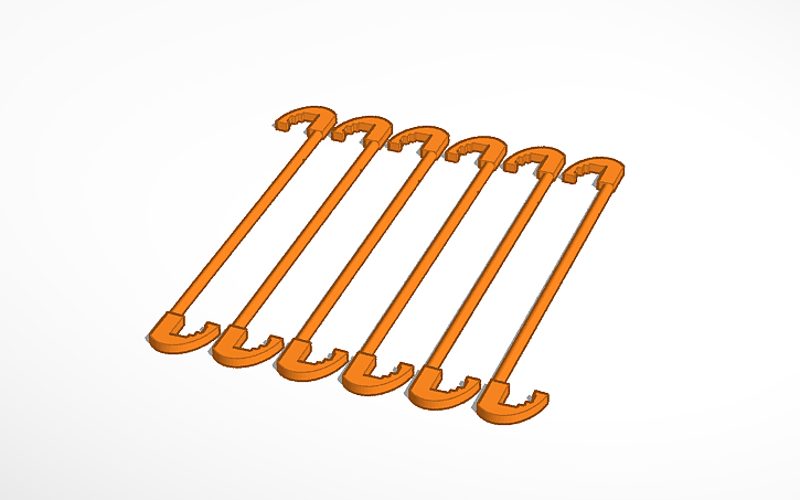 3D design 3rd payload hanger option - Tinkercad
