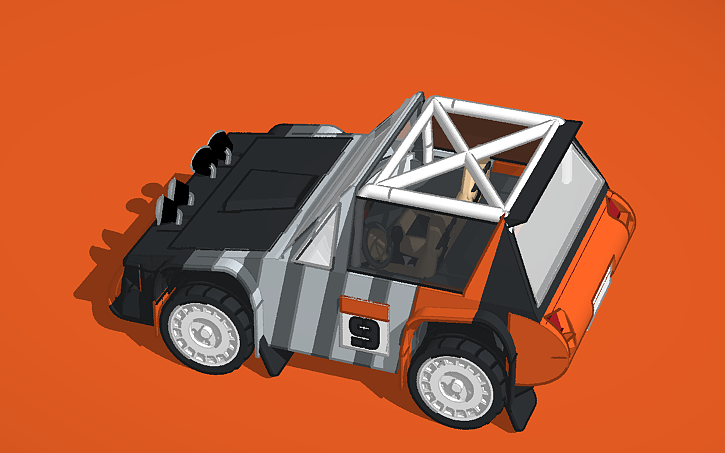 3D design S/P Turbo Rally edition - Tinkercad