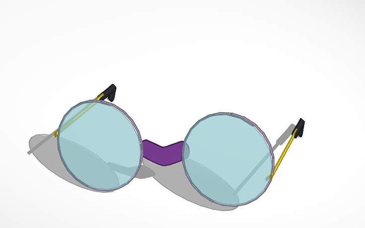3D design glasses | Tinkercad