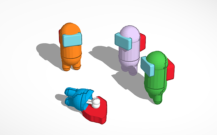 3D design AMONG US | Tinkercad