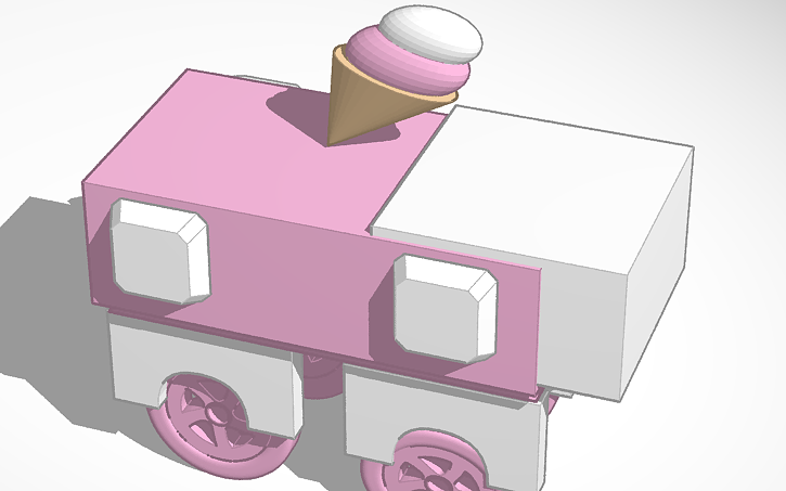 3D design Icecream truck - Tinkercad